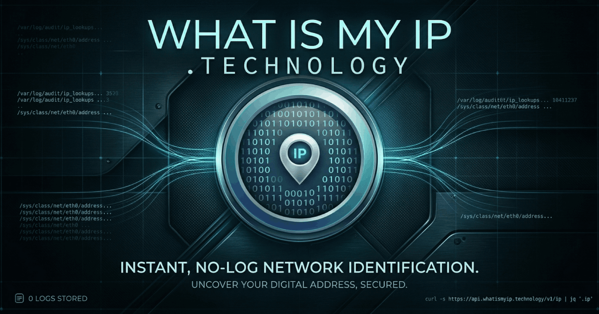 What Is My IP Address? — Instant IP Lookup & Network Tools